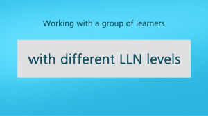 Practical LLN tips for trainers and assessors – Ideas That Work