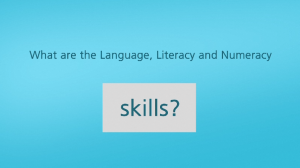 Introduction to workplace literacy and numeracy – Ideas That Work